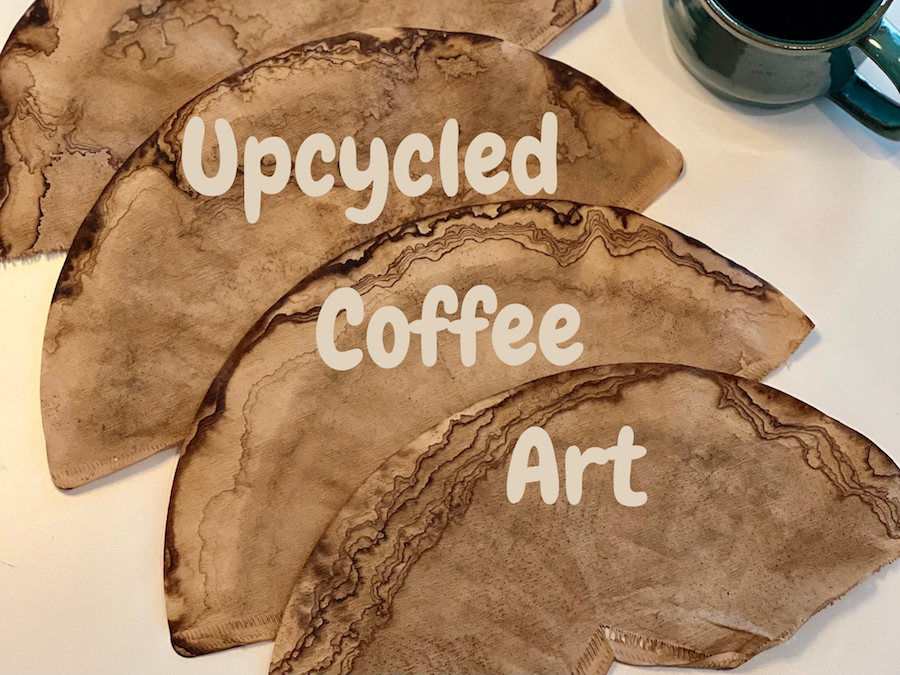 Upcycled Coffee Art - Sustainably Amber