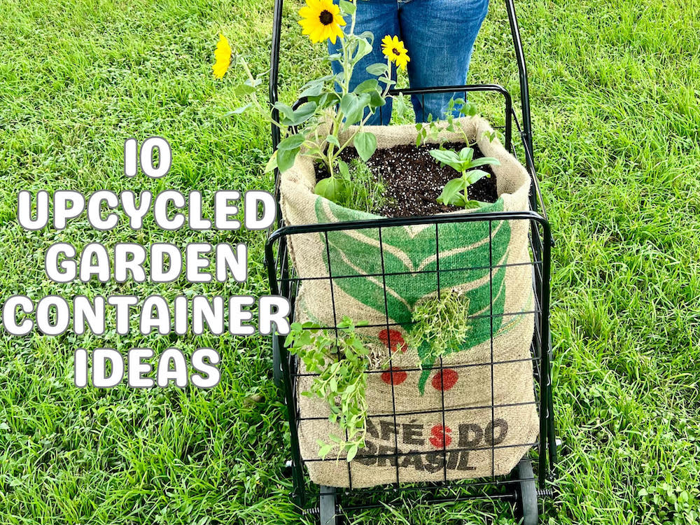 Upcycled Garden Containers - Sustainably Amber